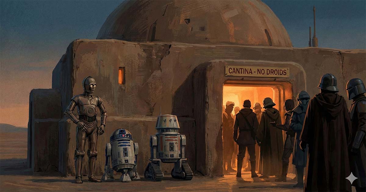 Droids as Second-Class Citizens in "Star Wars"